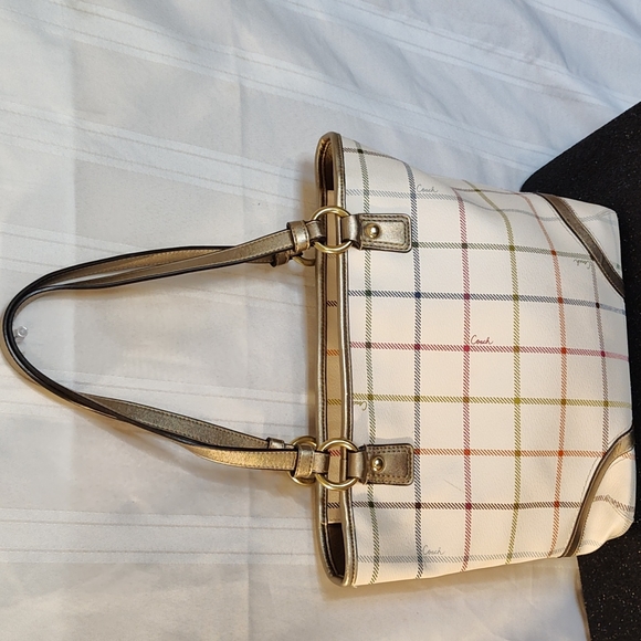 Coach | Bags | Coach Peyton Tattersall Plaid Purse | Poshmark